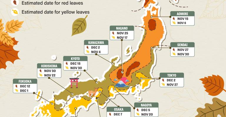 Japan's Latest Fall Foliage Forecast Is Out | Tokyo Cheapo