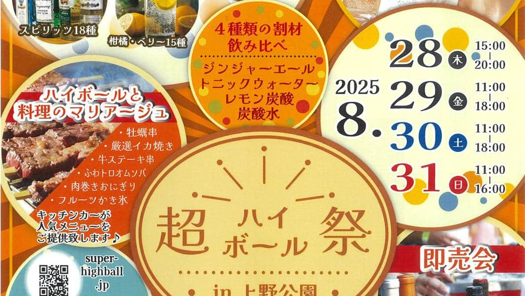 Ueno Super Highball Festival, Late Aug, 2026 | Tokyo Cheapo