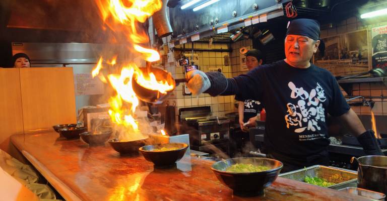 Dragon Food: Fire Ramen in Kyoto | Japan Cheapo