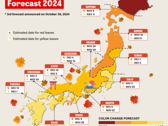 Japan Fall Foliage Forecast 2024: Updated | Japan Cheapo