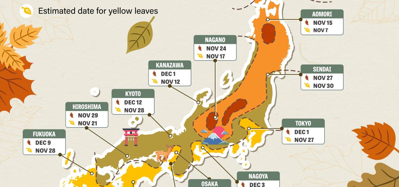 Japan Fall Foliage Forecast 2025 — Updated | Japan Cheapo