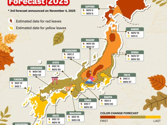 Japan Fall Foliage Forecast 2025 — Updated | Japan Cheapo